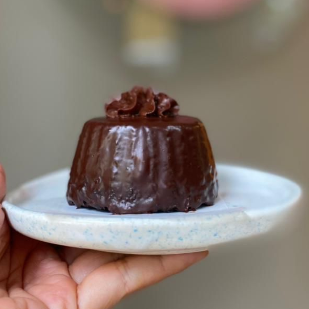 Torta individual de Chocolate Vegana – AMP Chocolate
